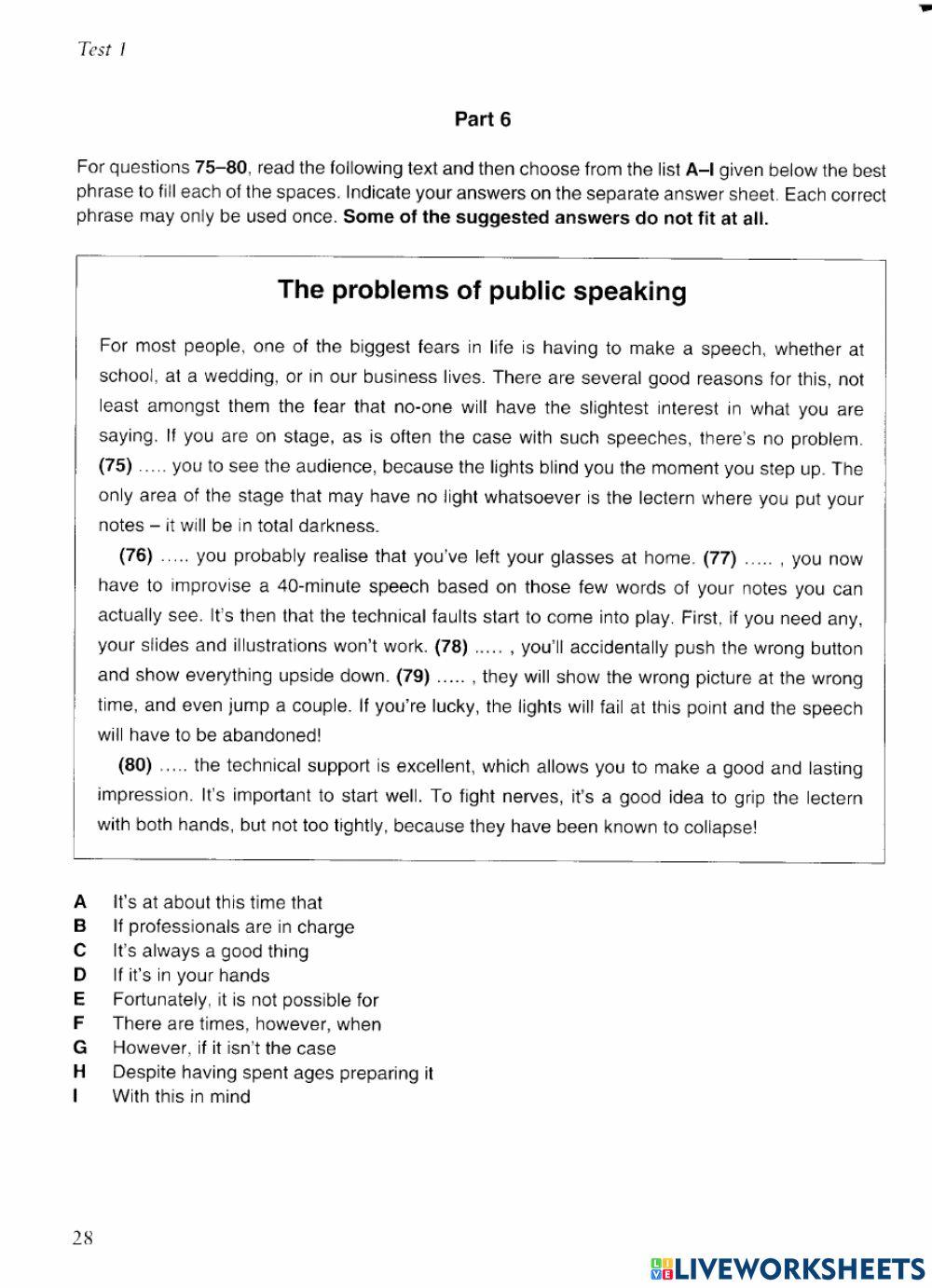 CAE Practice | Free Interactive Worksheets | 6942736