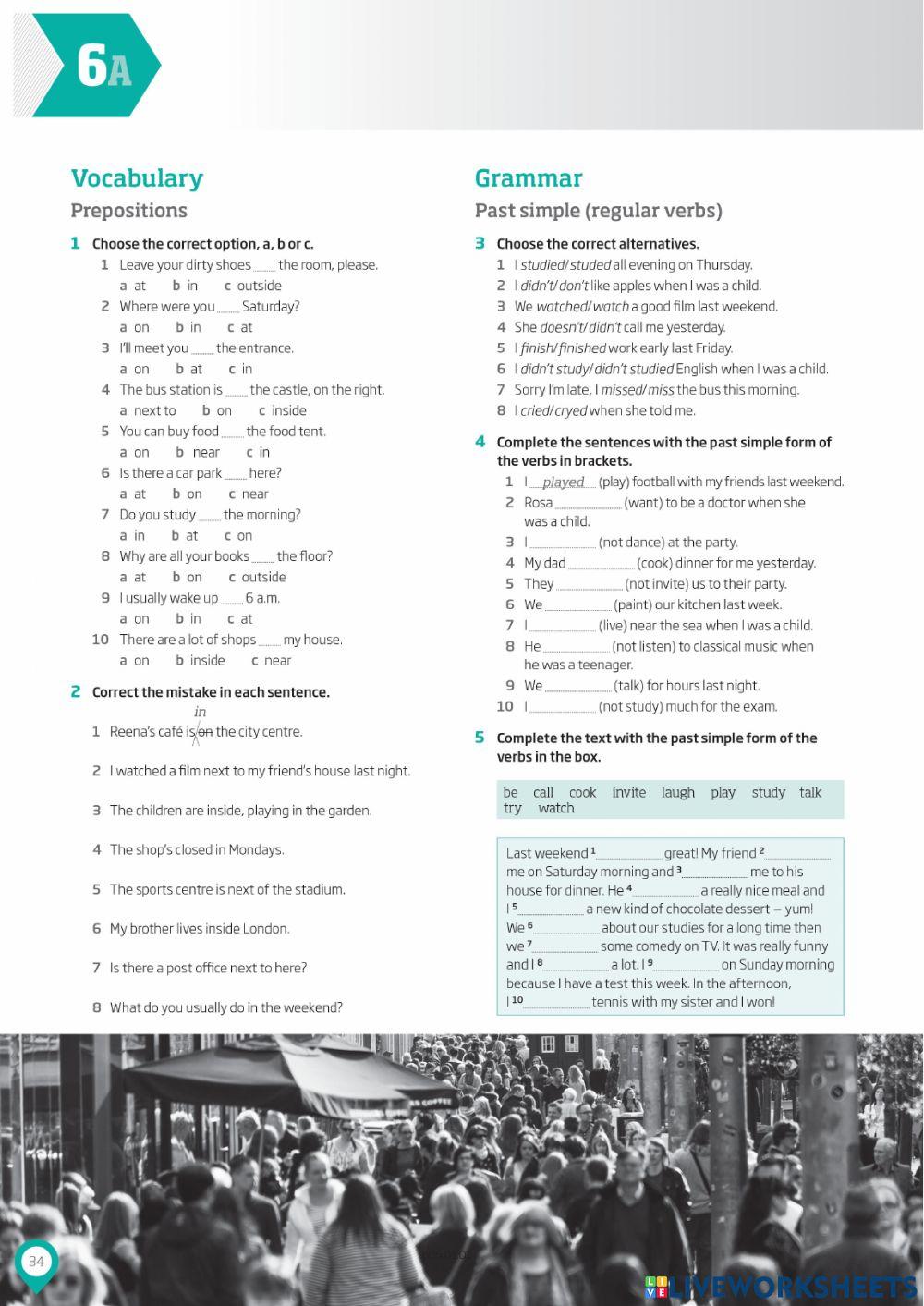 6a interactive worksheet | Live Worksheets