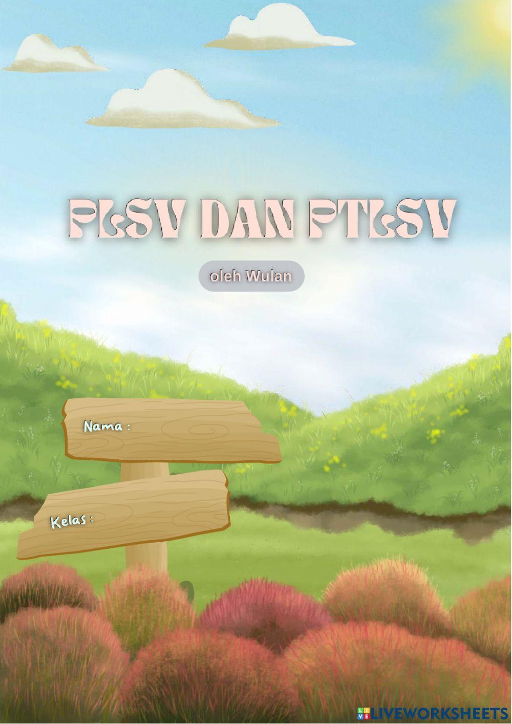 Persamaan dan Pertidaksamaan Linear Satu Variabel (PLSV