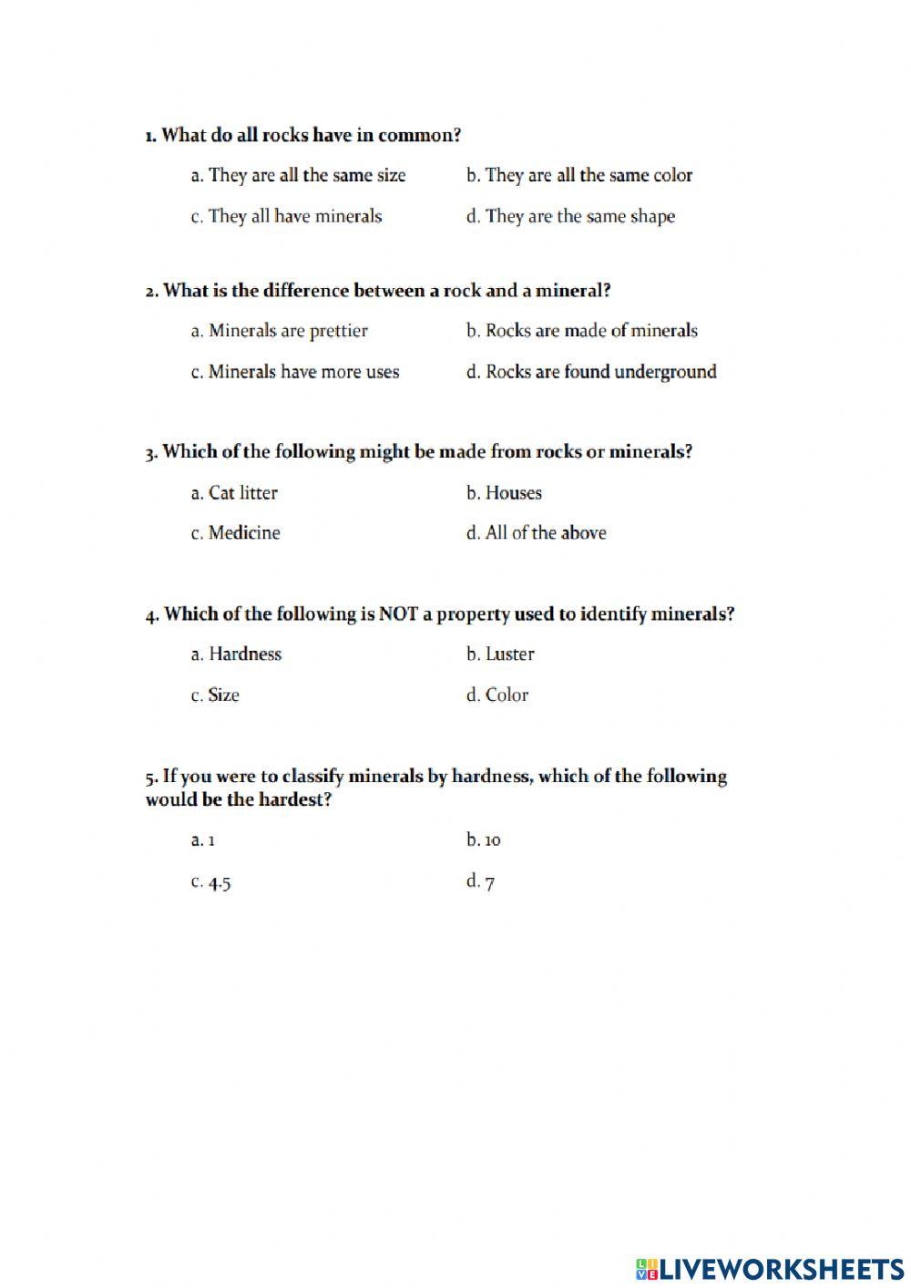 Trees online pdf worksheet | Live Worksheets