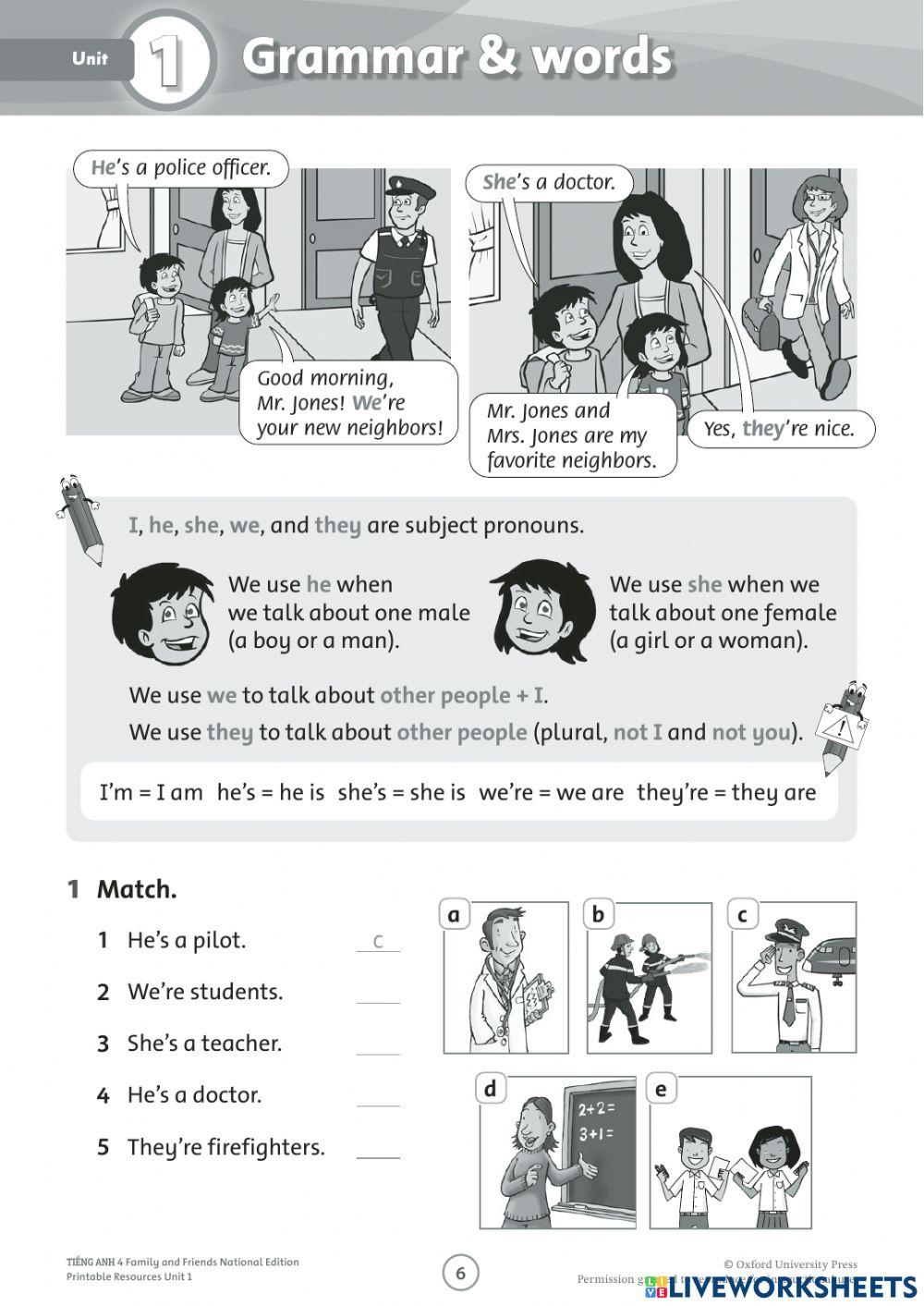 Ffg4n-U1-Gram-words-Test worksheet | Live Worksheets