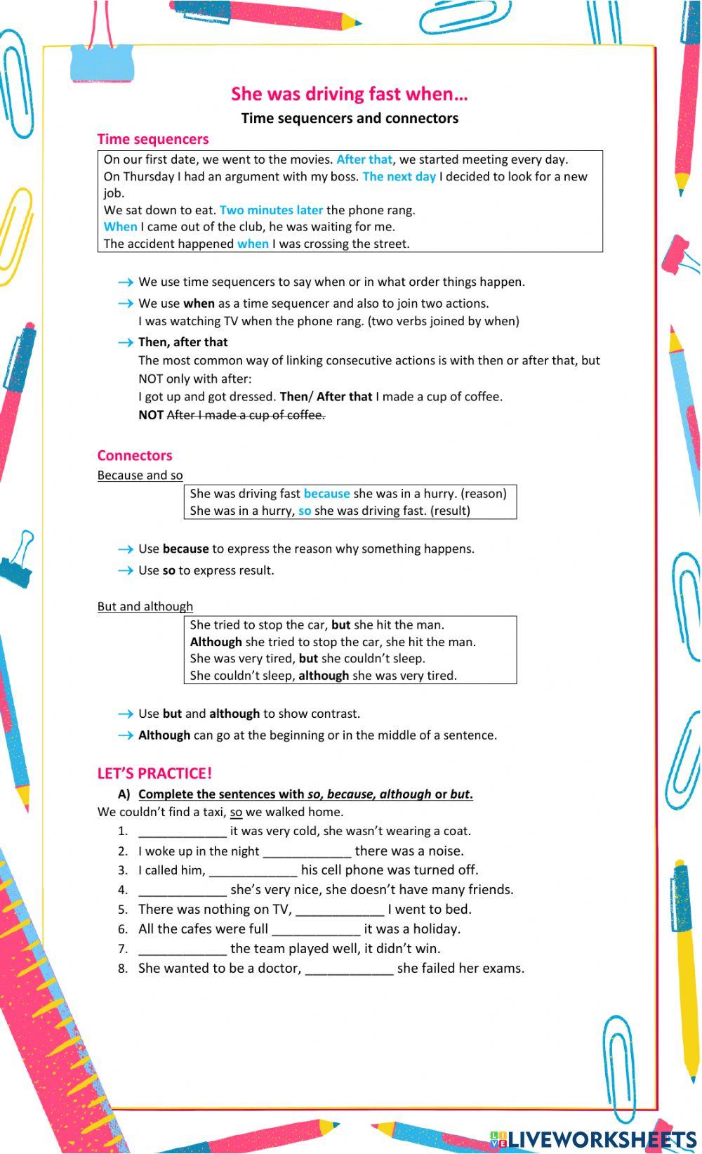 Time sequencers… | Free Interactive Worksheets | 7022740