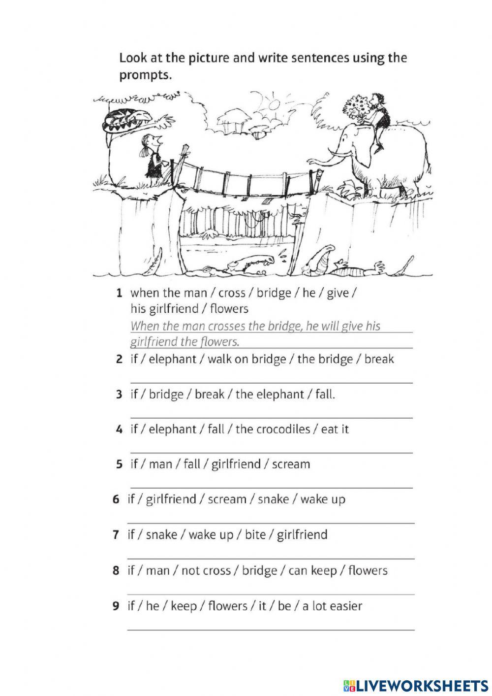 Feelings. Real conditional worksheet | Live Worksheets