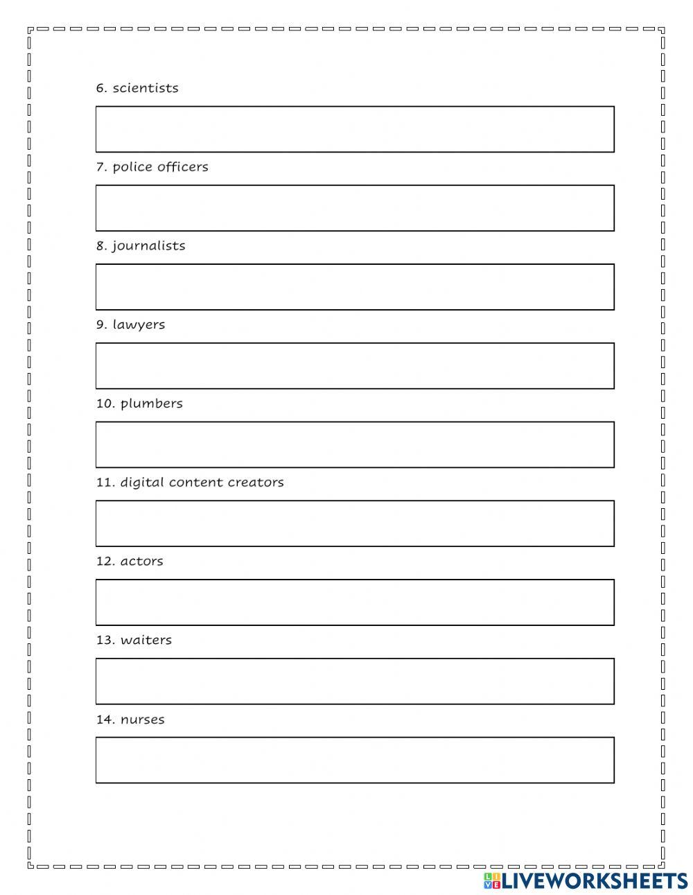 Have to be - Jobs and occupations 7037557 | Manuel Ortiz