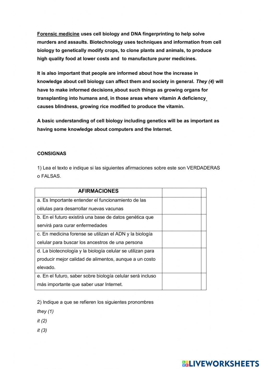 Nursing-I worksheet | Live Worksheets