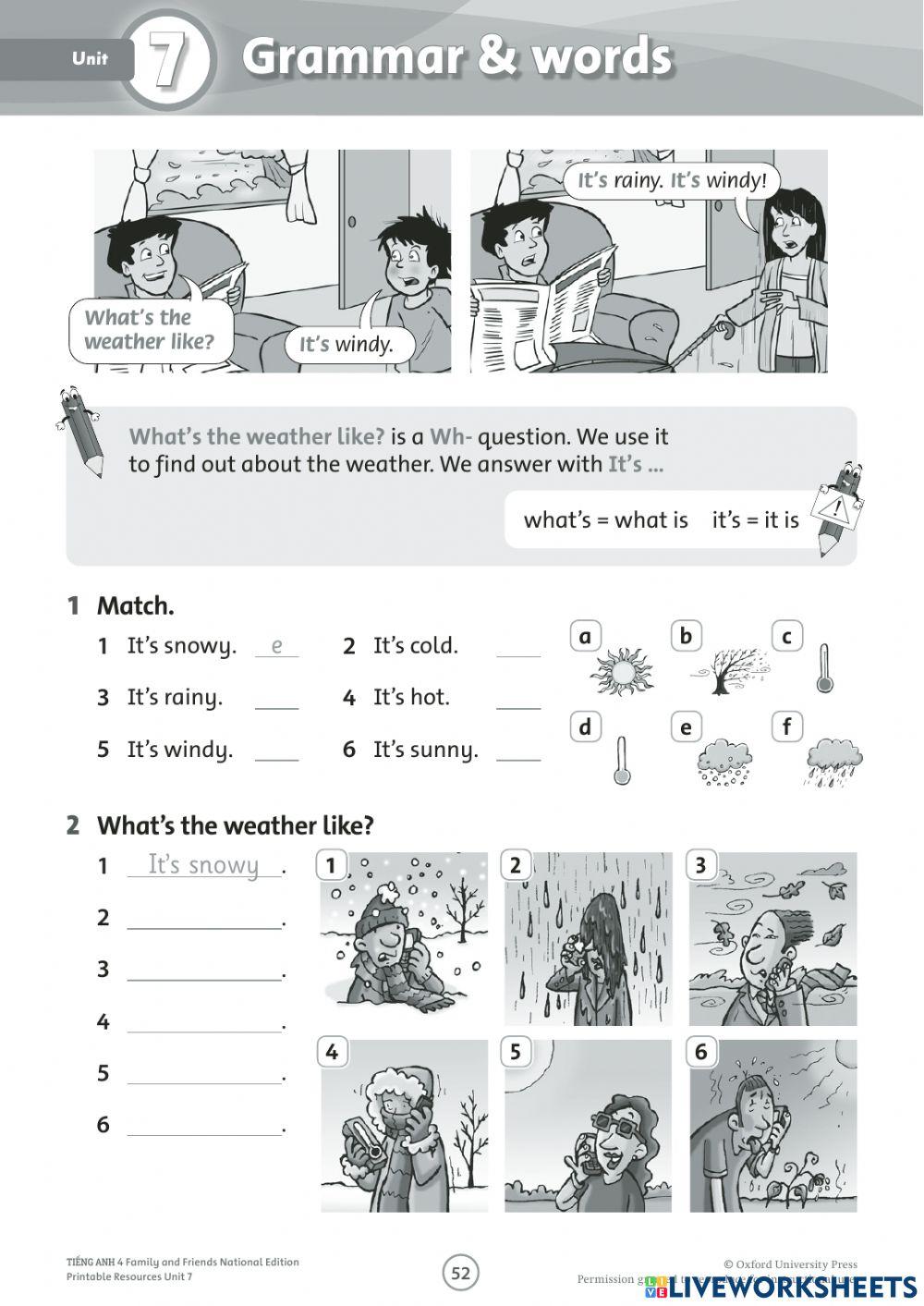 Ffg4n-U7-Gram-words-Test worksheet | Live Worksheets