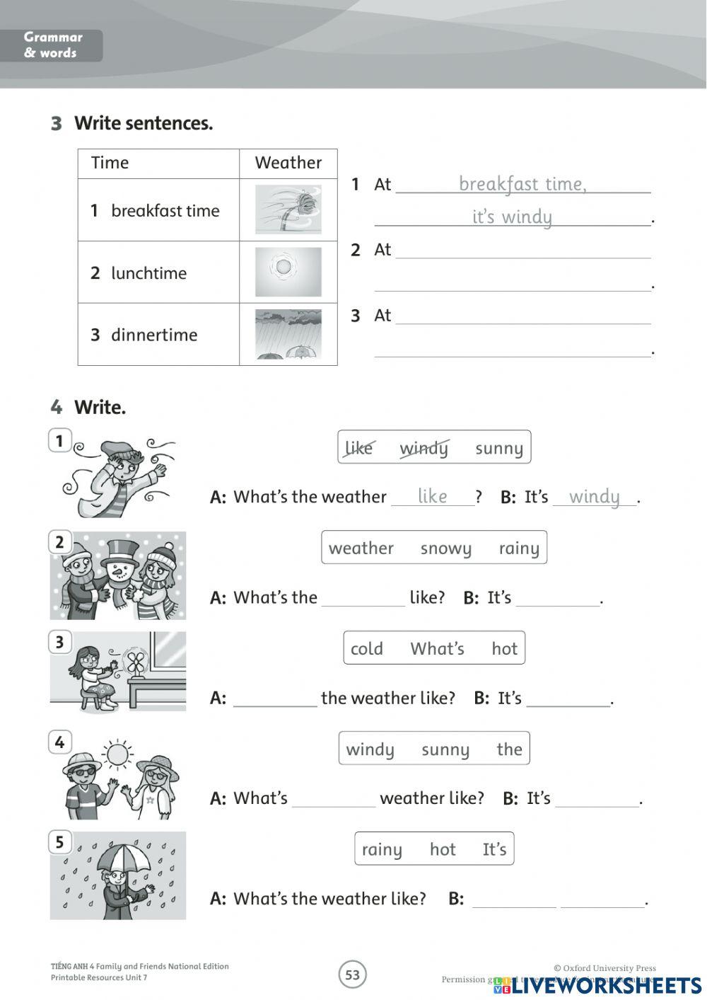Ffg4n-U7-Gram-words-Test worksheet | Live Worksheets