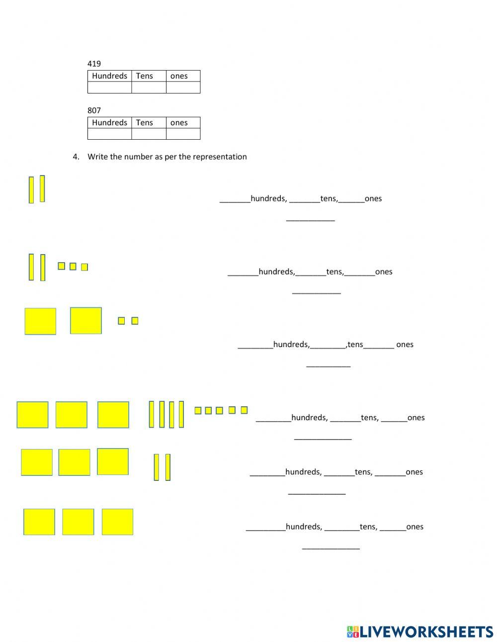 Stand test | Free Interactive Worksheets | 7023444