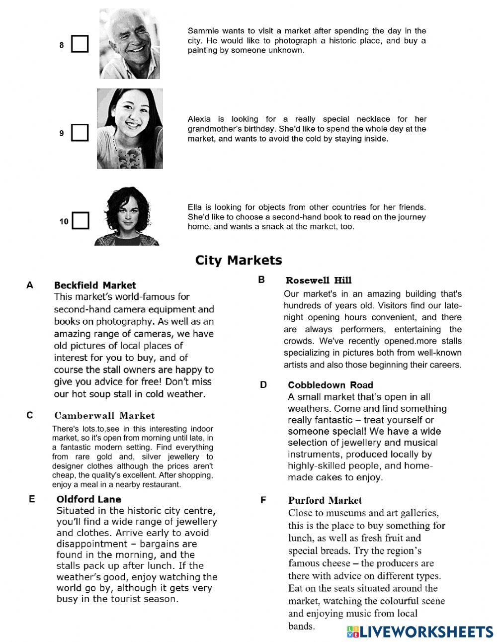 B1 Preliminary 2022 sample tests Reading - question paper