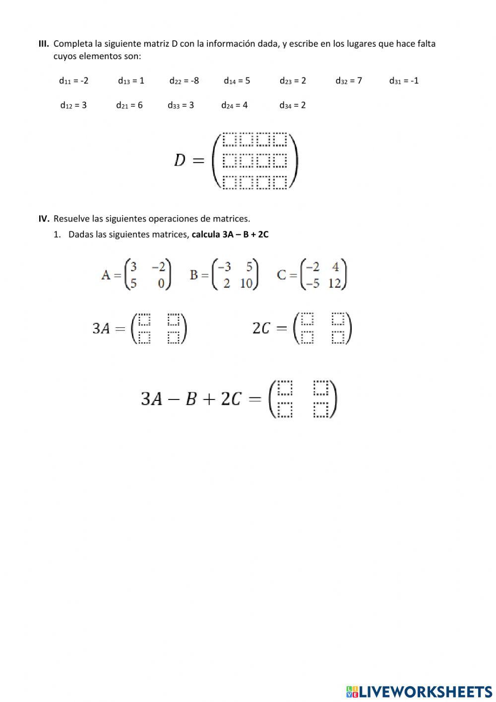 7168148 | OPERACIONES DE MATRICES | David Becerra
