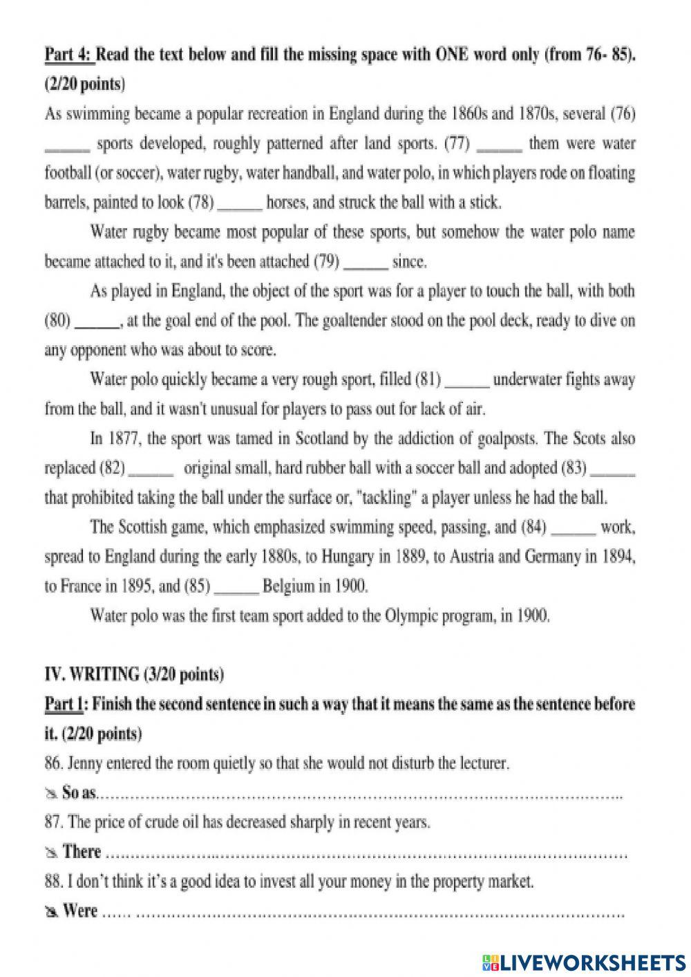 Practce3-v2-2023 worksheet | Live Worksheets