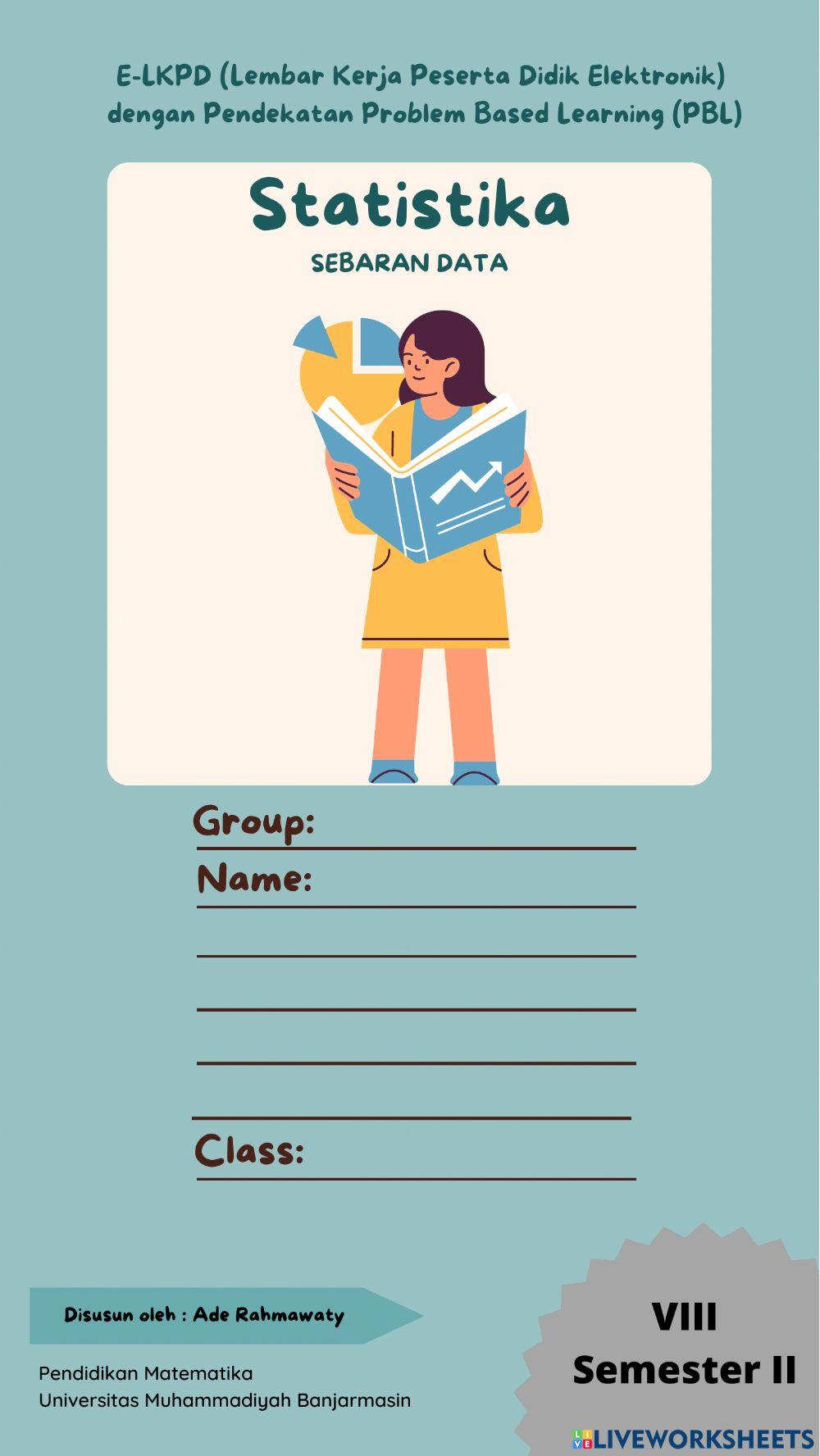 Sebaran Data-Statistika worksheet | Live Worksheets