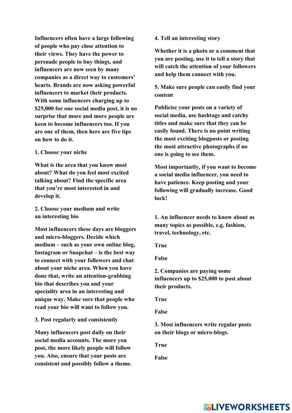 B1 Empower Final Revision worksheet | Live Worksheets