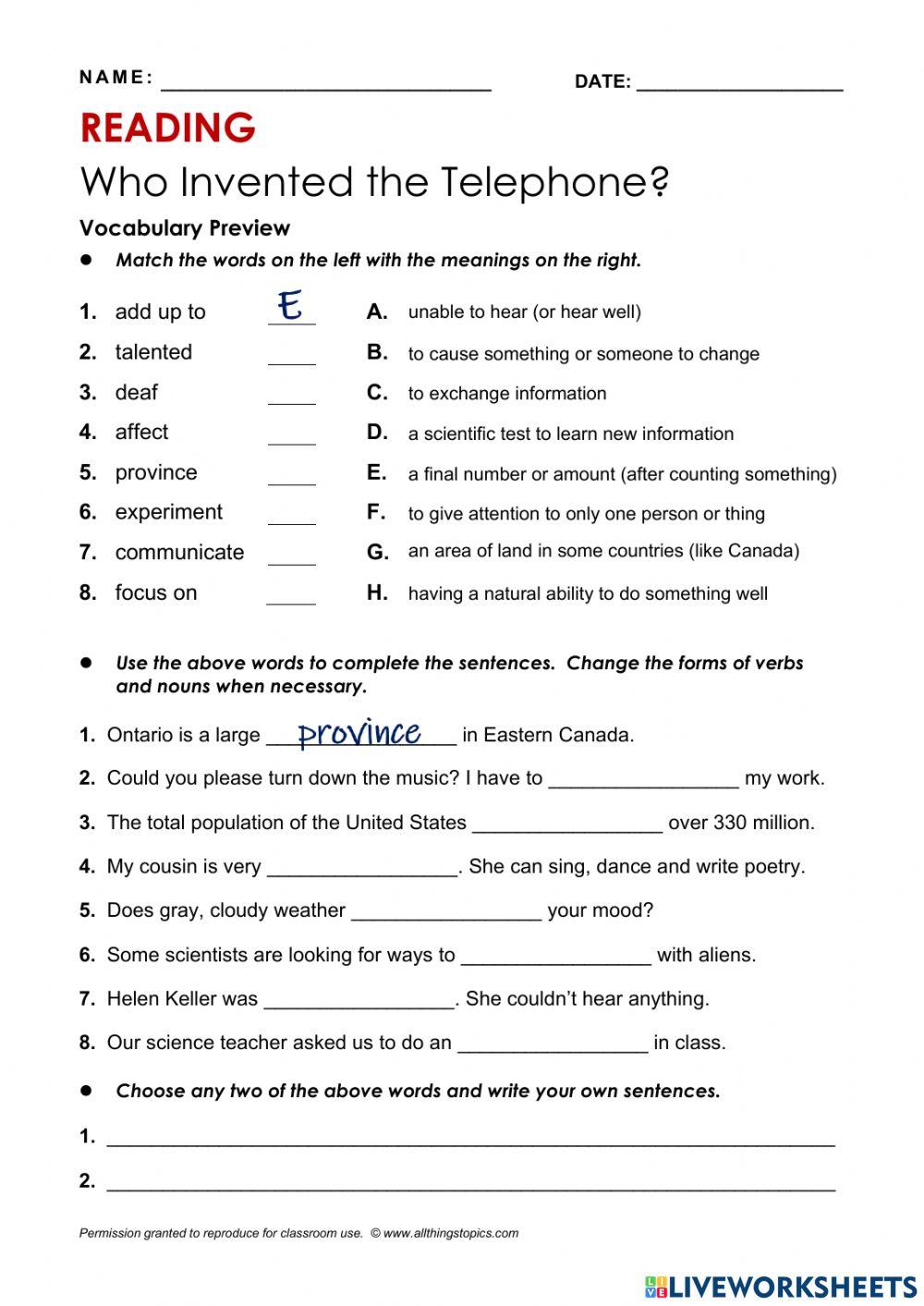 7060546 | Who invented the telephone - All Things Topics