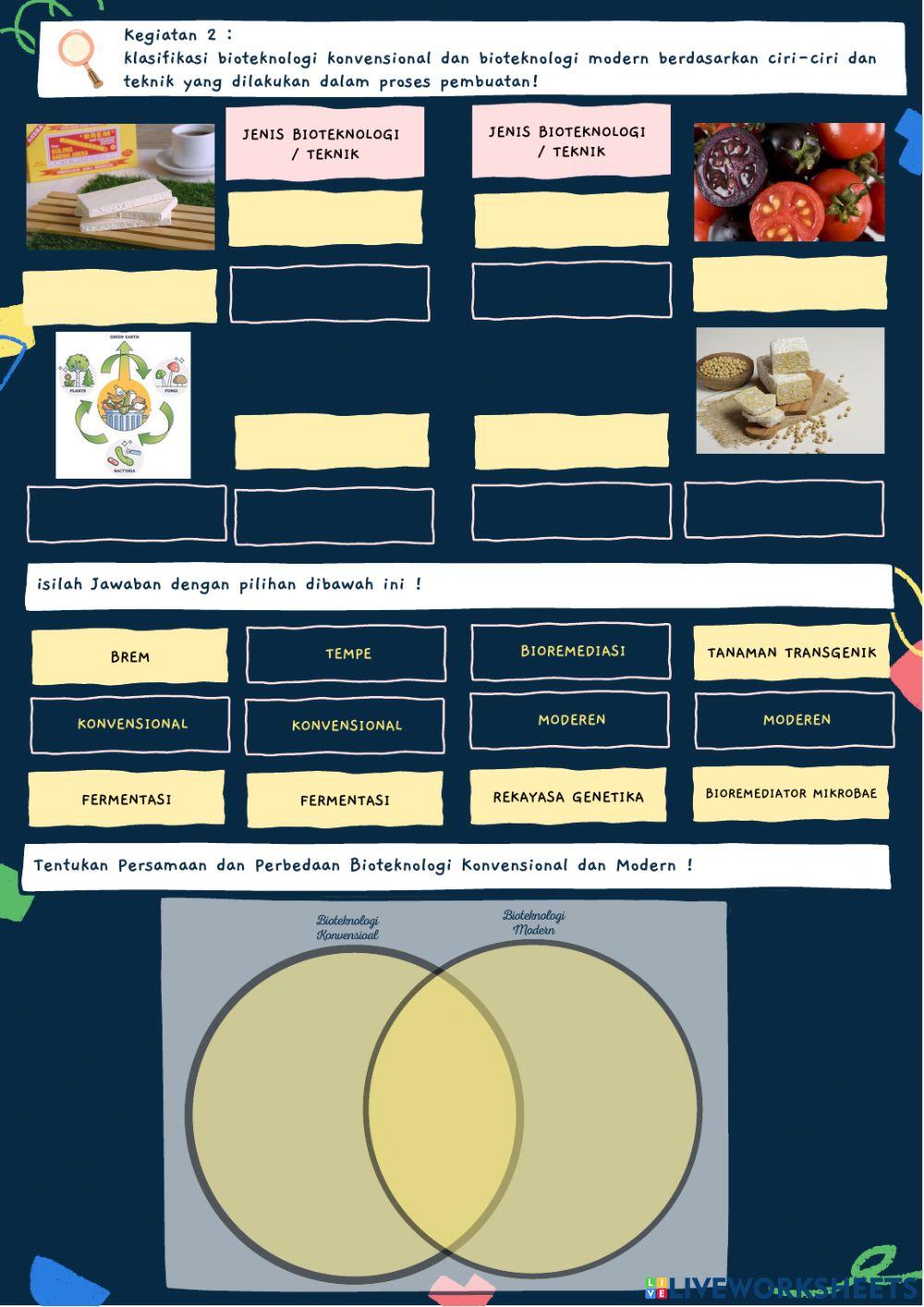 Bioteknologi CRT interactive worksheet | Live Worksheets