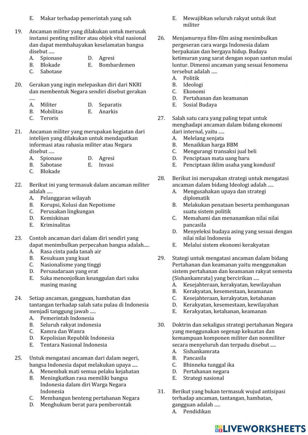 Pkn | Free Interactive Worksheets | 7024834