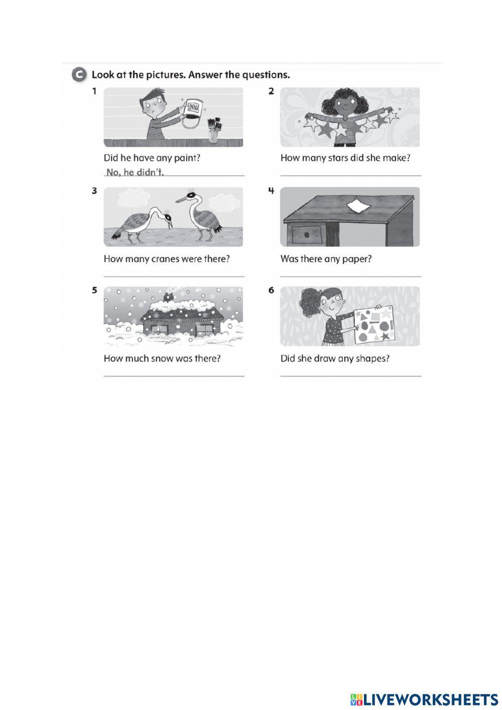 English learning exercise worksheet | Live Worksheets