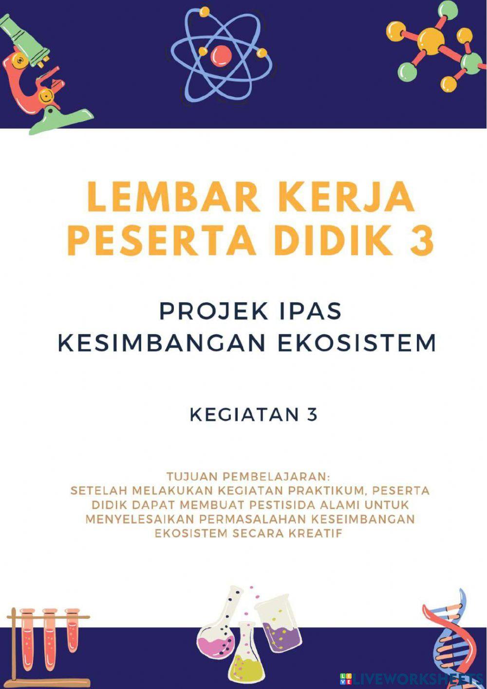 LKPD Projek IPAS | Free Interactive Worksheets | 7027050