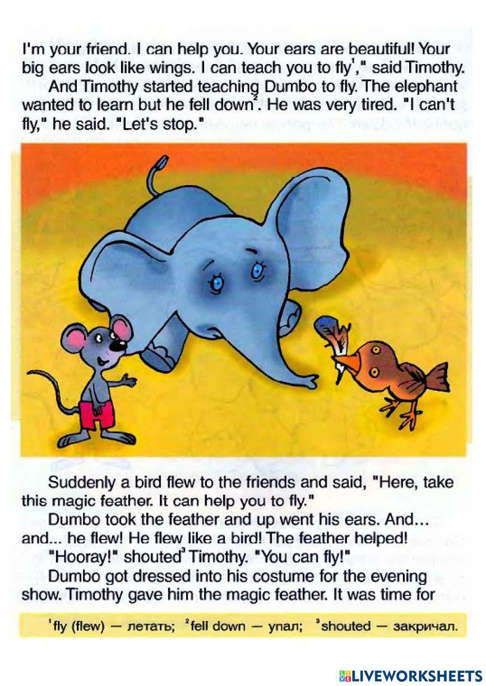 Dumbo | Live Worksheets