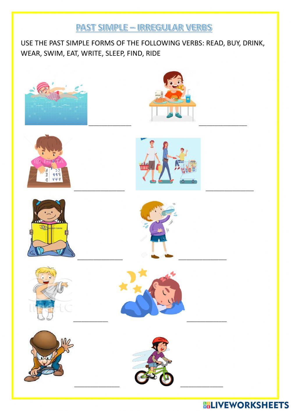 Carolina arazi | Irregular verbs 7028722