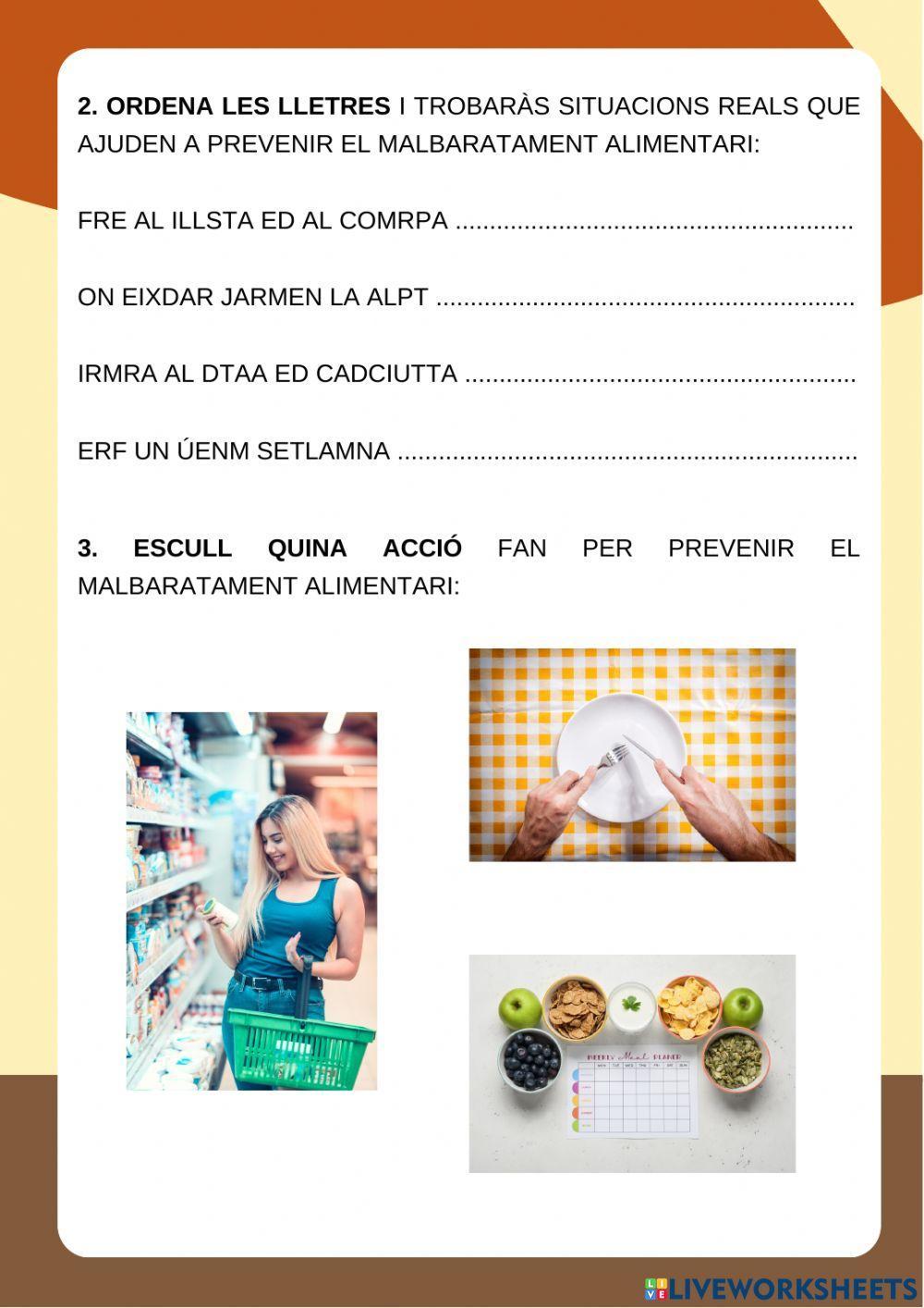 De menys a més … | Free Interactive Worksheets | 7029613