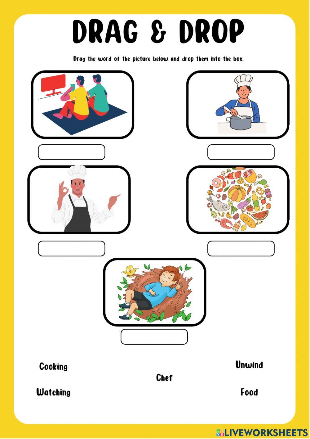 Vocabulary learning interactive worksheet | Live Worksheets