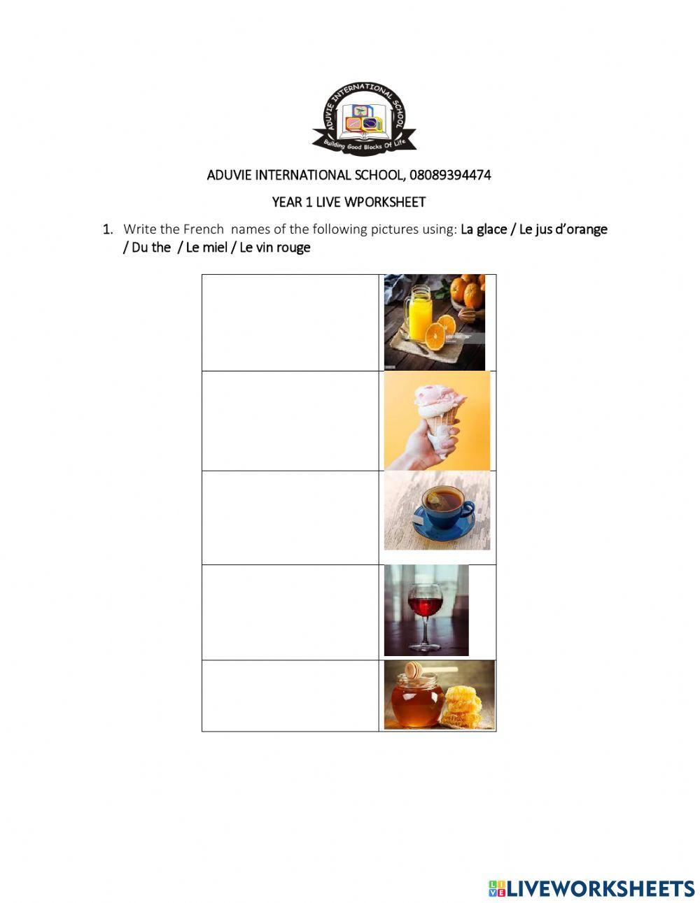 Year 1 live worksheet worksheet | Live Worksheets