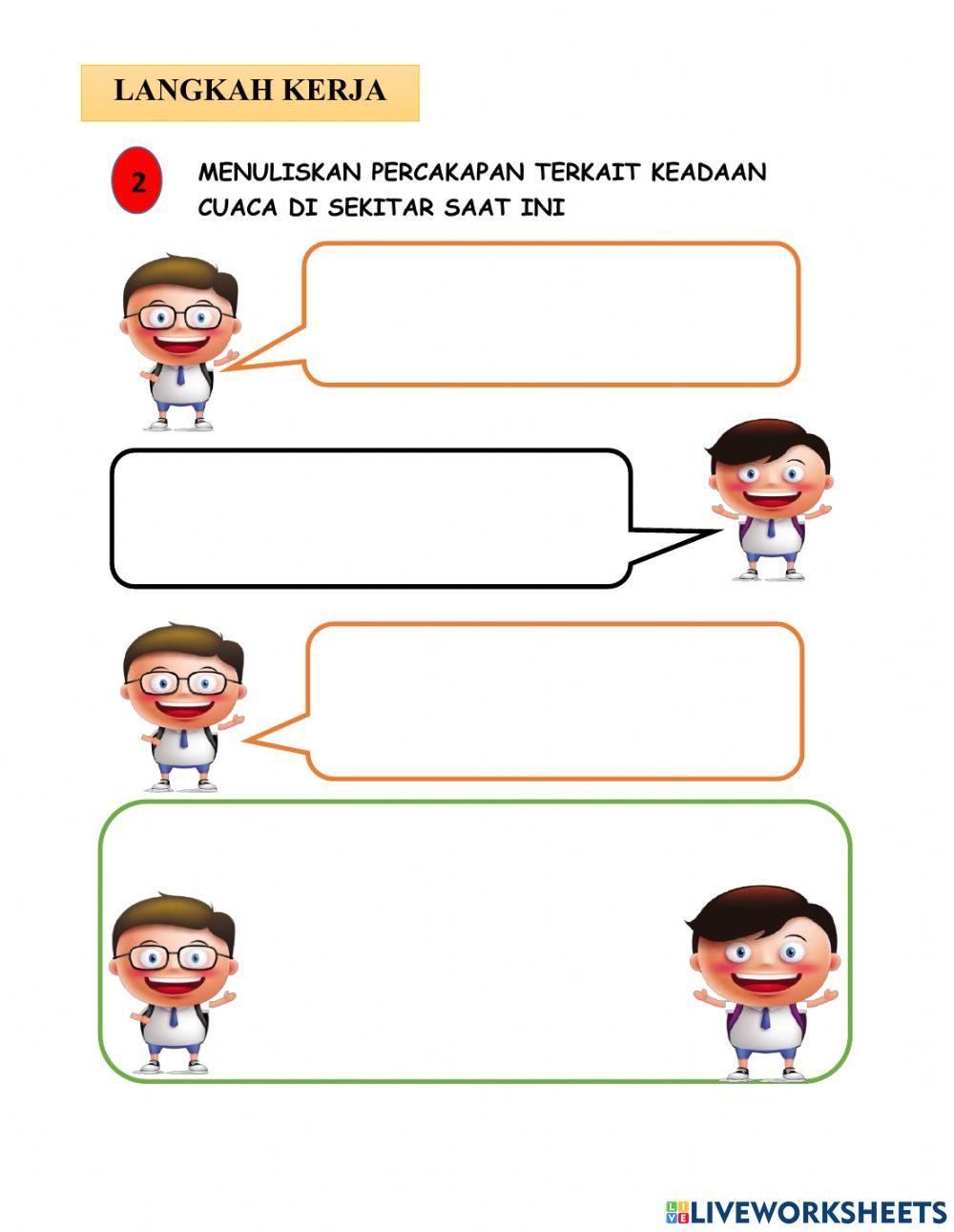 Tema 5 cuaca activity | Live Worksheets