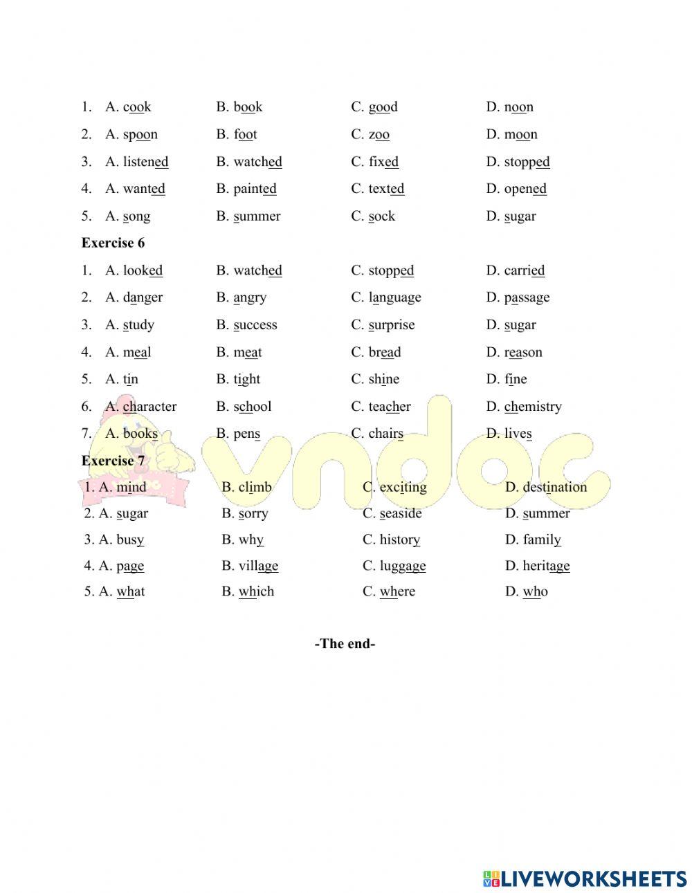 7069215 | Pronunciation class 6 | 036080002050