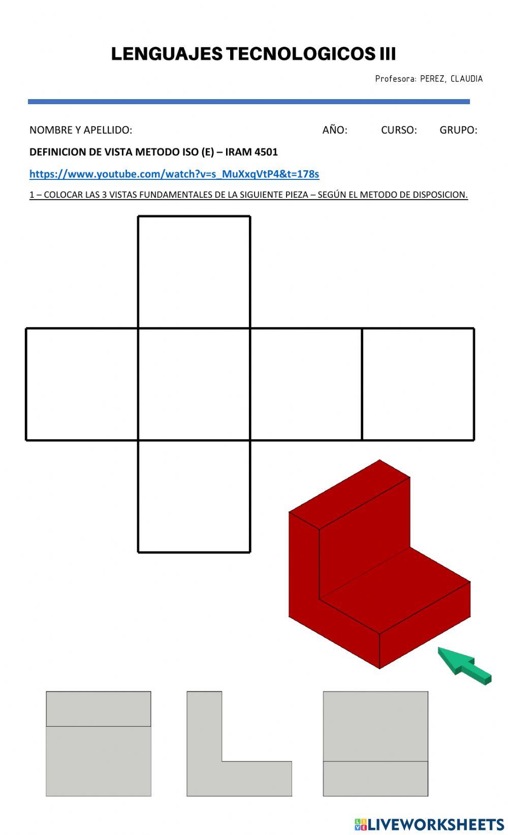 Metodo iso (e) - iram 4501 worksheet | Live Worksheets