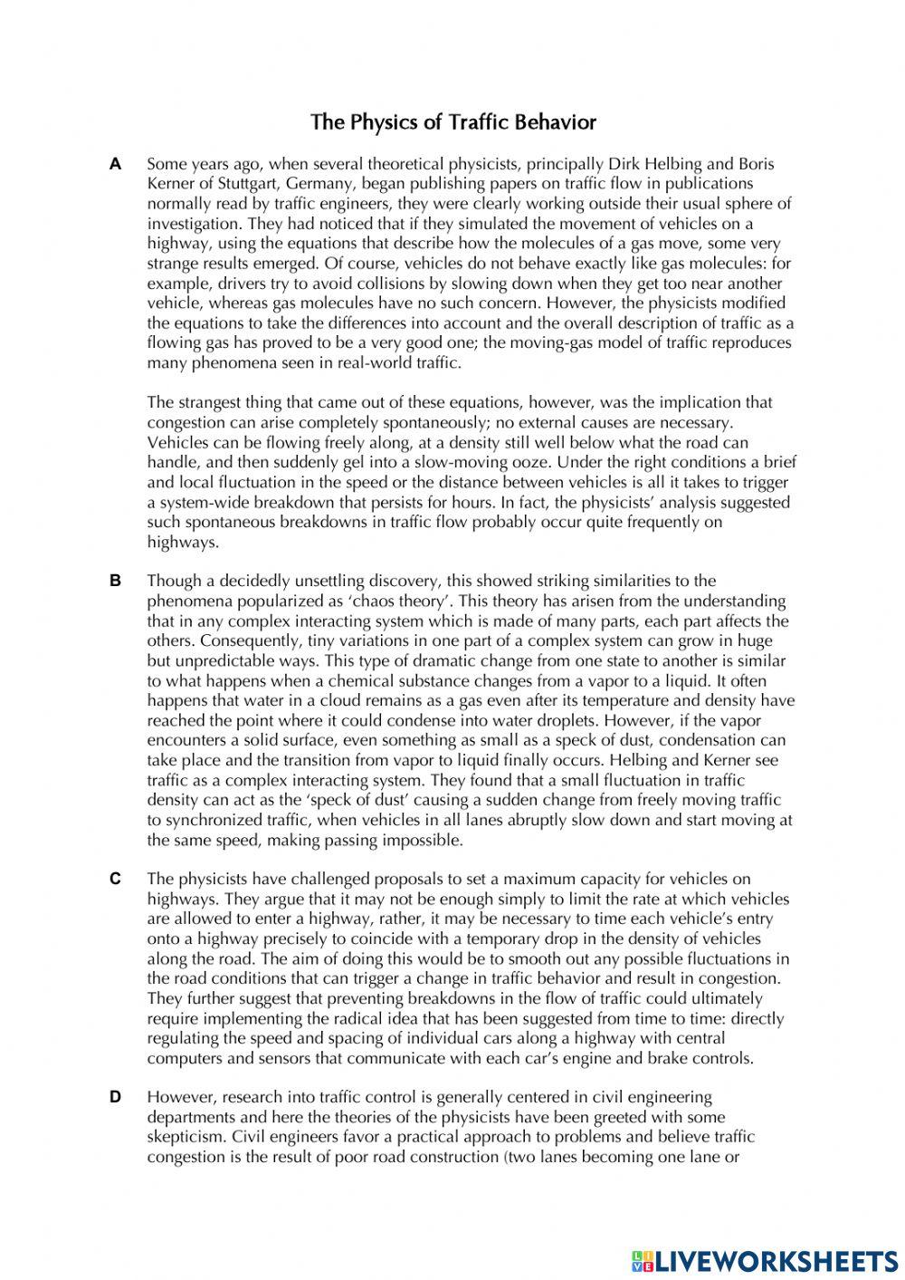 IELTS READING: … | Free Interactive Worksheets | 7034799