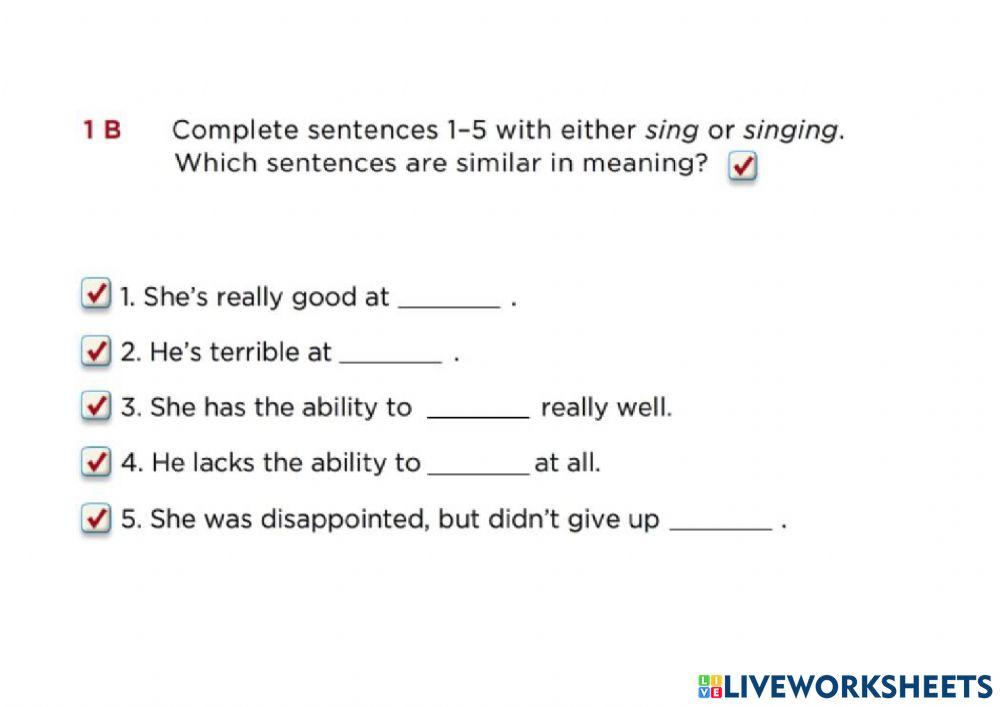 7070016 | Talent | clasesonline01 | LiveWorksheets