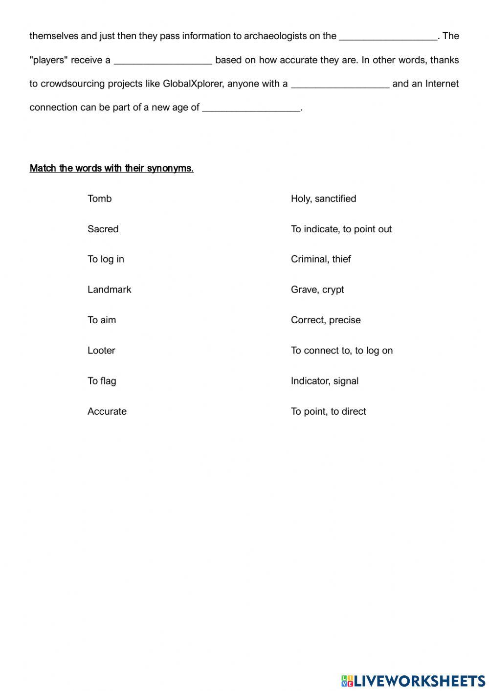 The Power of Crowds worksheet | Live Worksheets