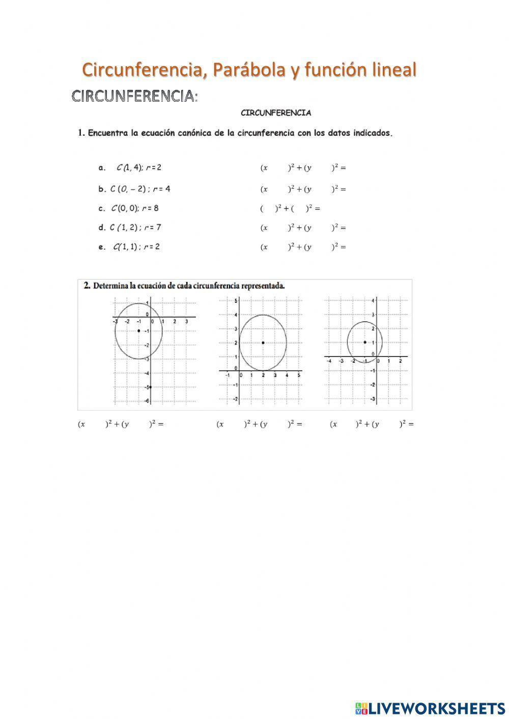 Matematics interactive worksheet | Live Worksheets