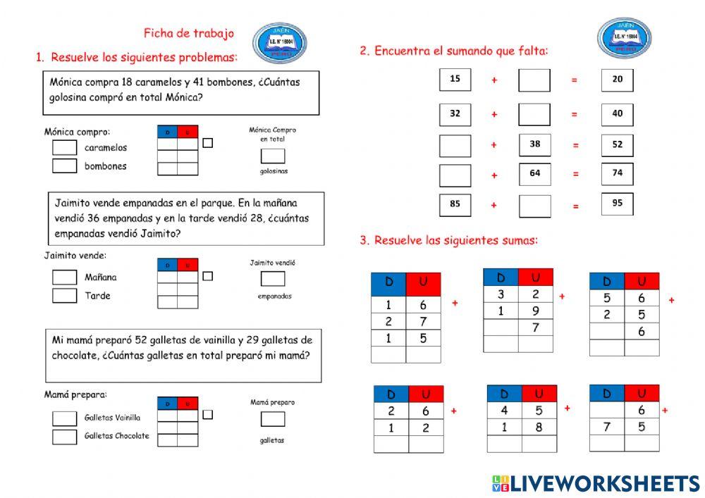 Ejercicios de Sumas 7071361 | Dieciseis_mil_cuatro | Live