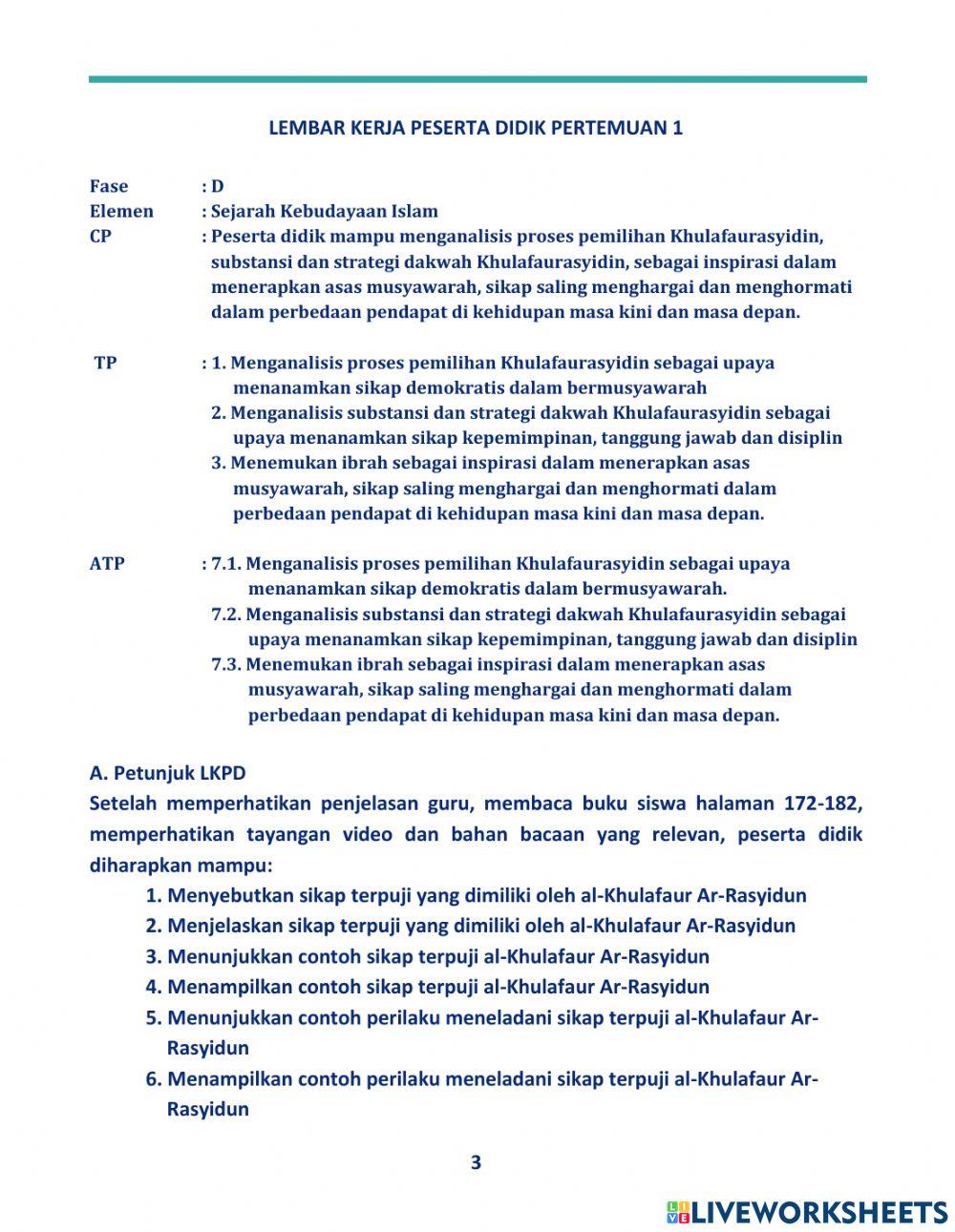 LKPD Online SKI… | Free Interactive Worksheets | 7071416