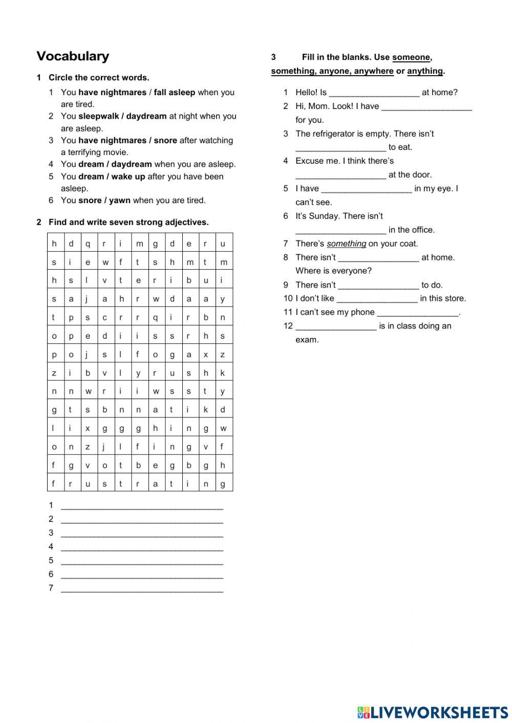 Last Revision U… | Free Interactive Worksheets | 7074132