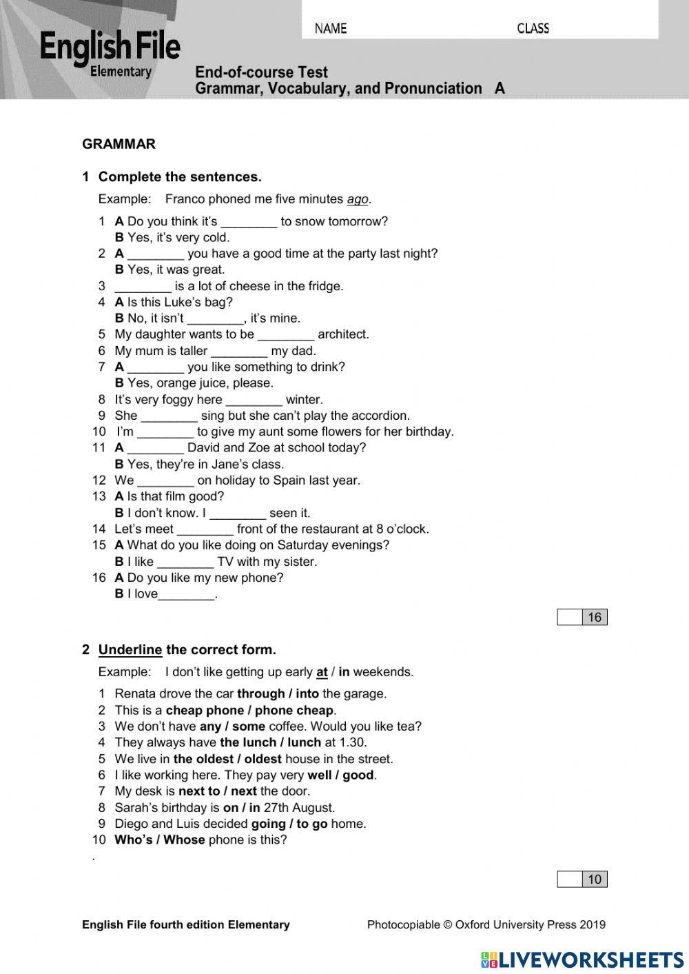 7035625 | EF elementary Final test | ZouiShiller