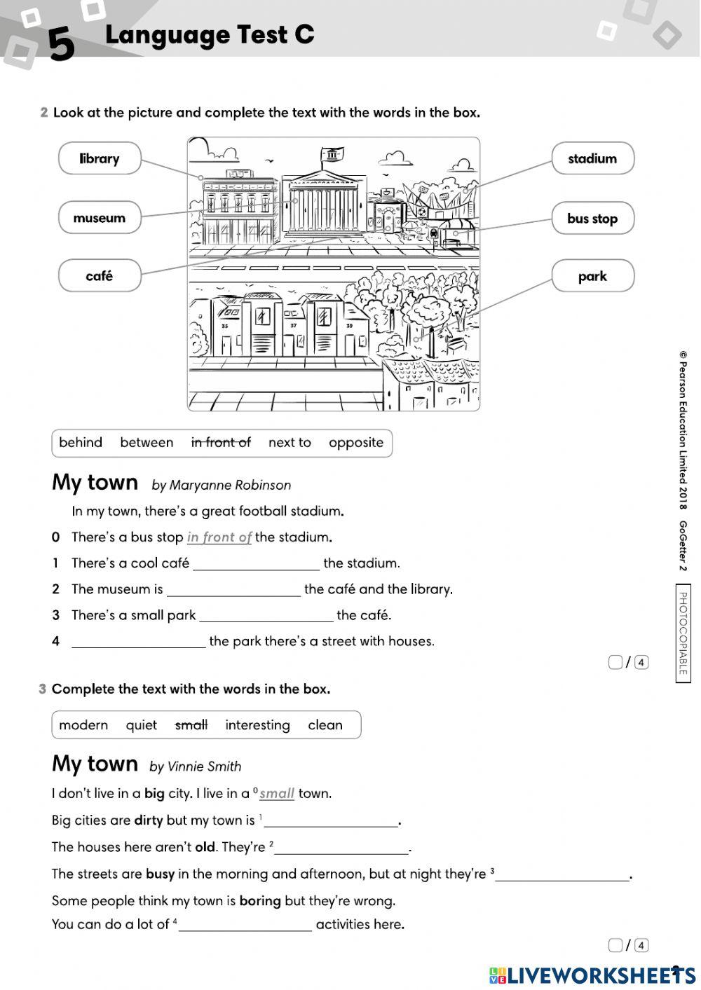 GG3 Unit 5 online exercise for | Live Worksheets