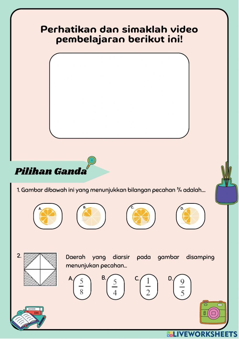 Belajar Matematika activity for 7 | Live Worksheets