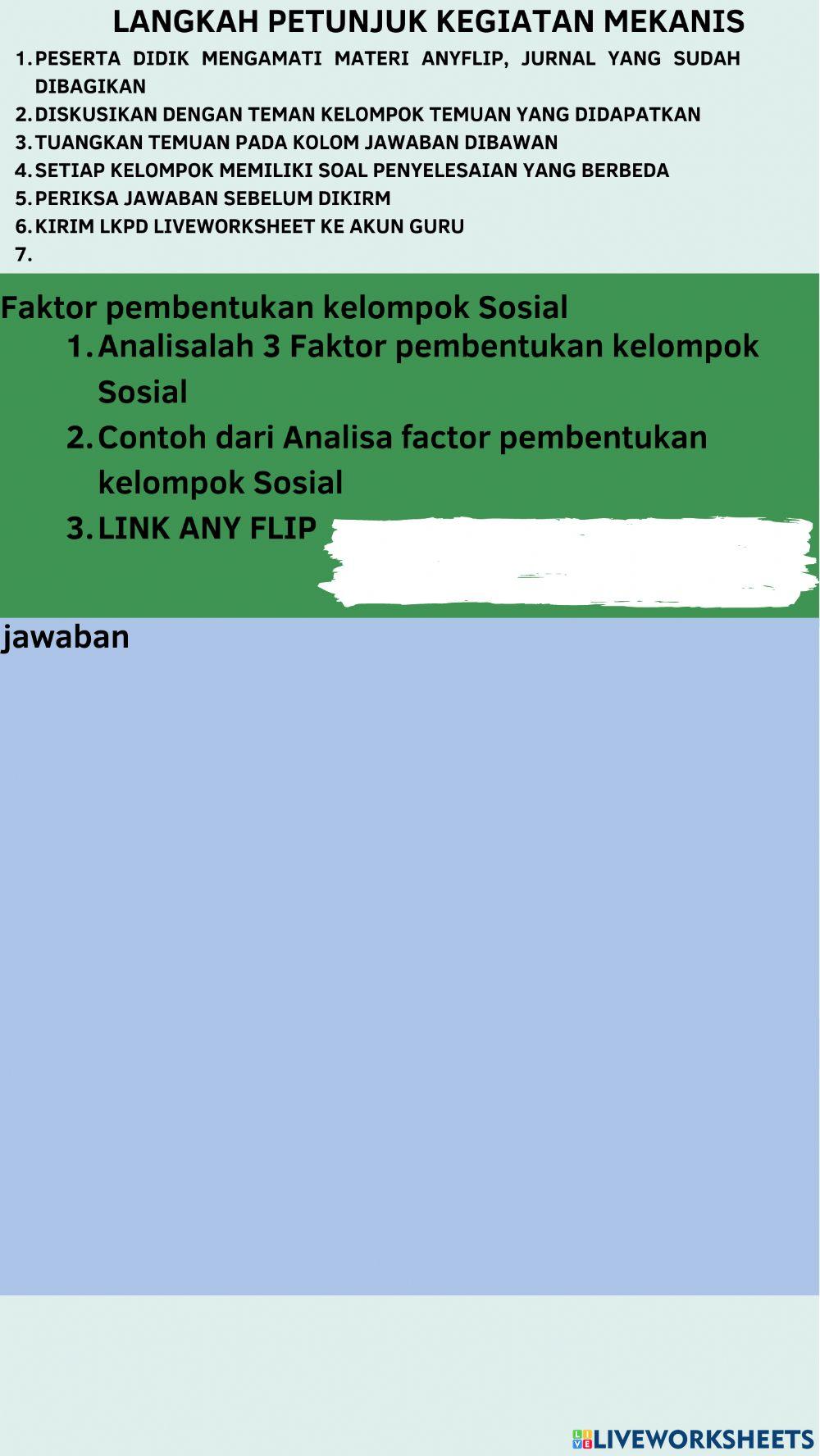 Kelompok patembayan 7008842 | gustar | Live Worksheets