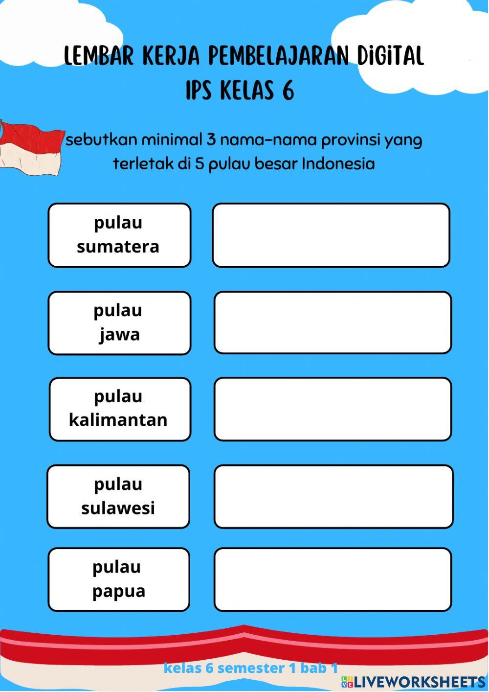 lkpd ips kelas 6 online exercise for | Live Worksheets