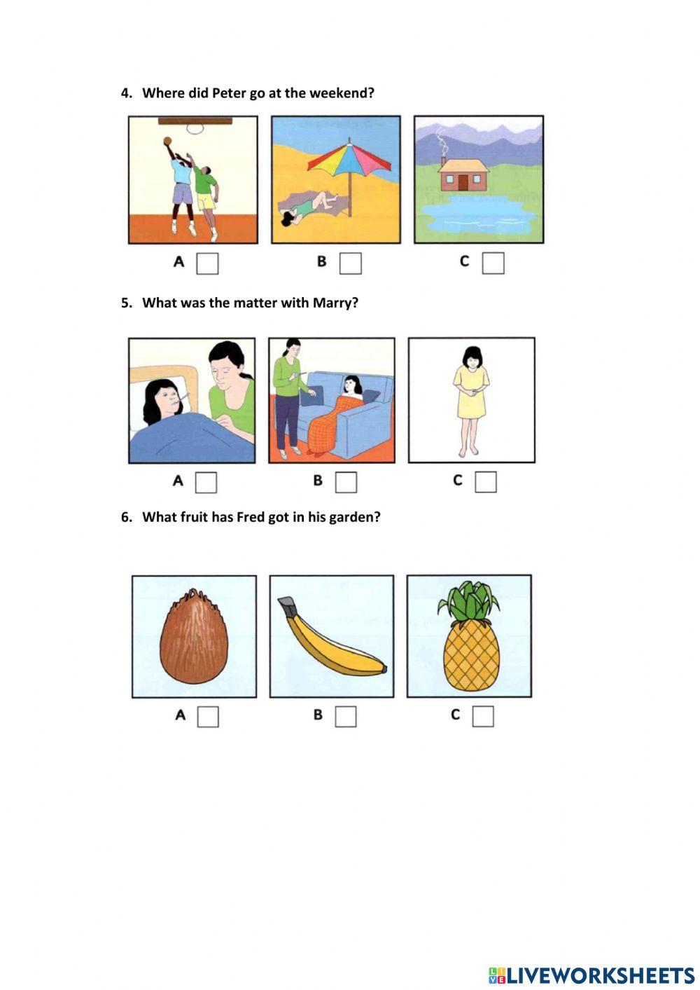 Listening practice acs-2 worksheet | Live Worksheets