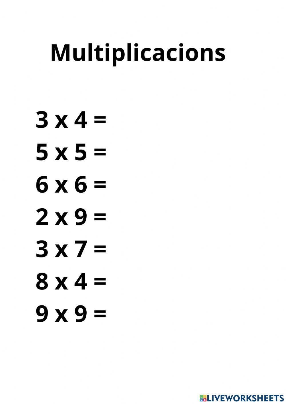 7015912 | Multiplicacions | GiselaDoNascimiento 7015912 | Multiplicacions | GiselaDoNascimiento