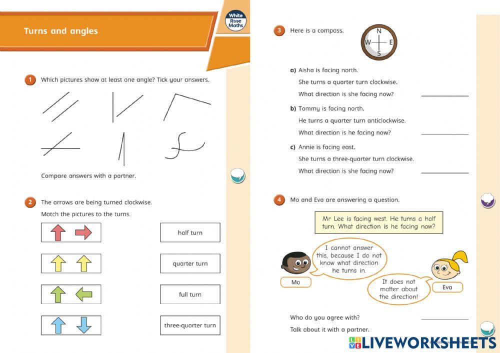 Turns | LiveWorksheets | 7020298
