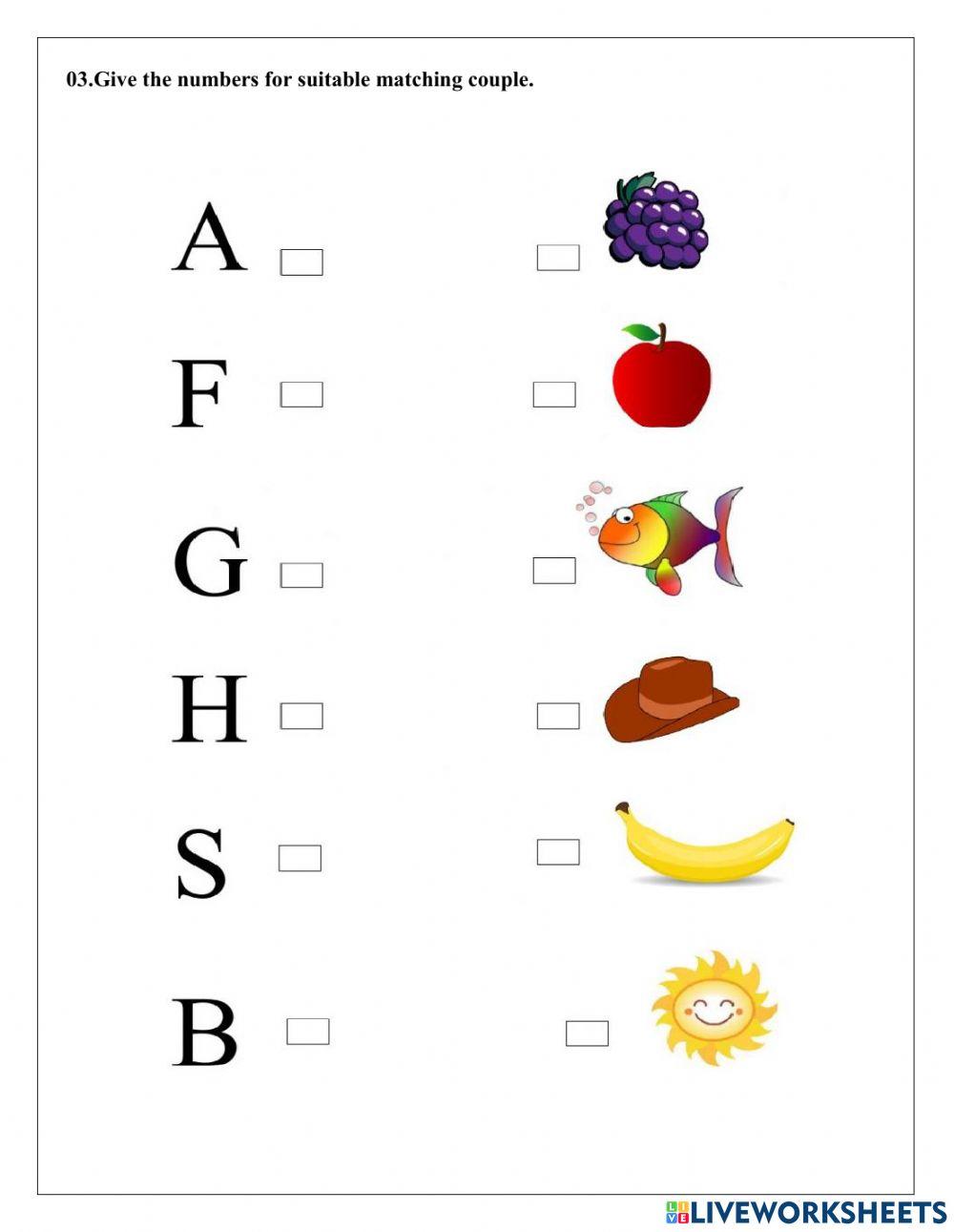 Nursery English test worksheet | Live Worksheets