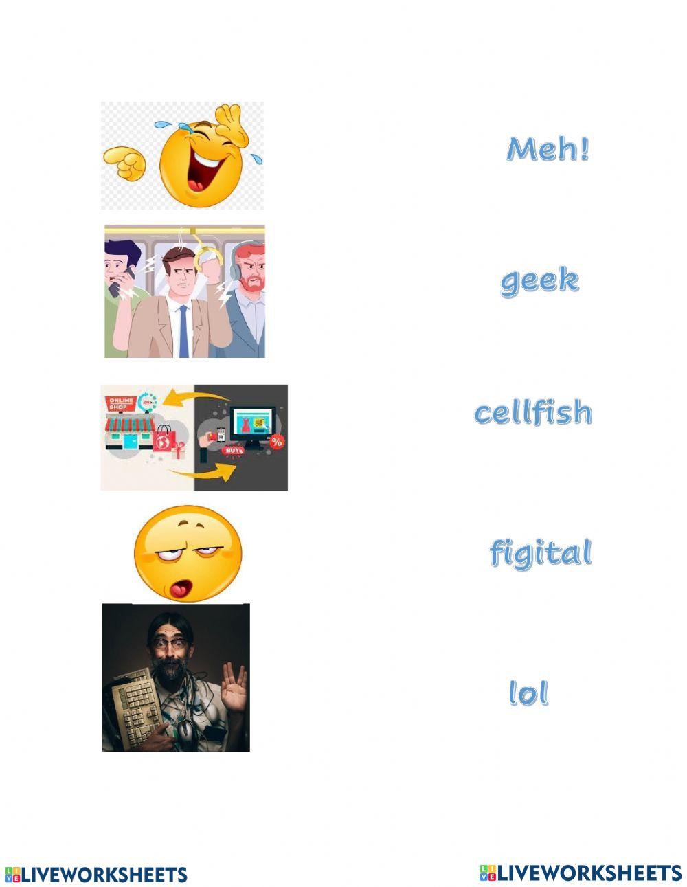 Neologisms online exercise for | Live Worksheets