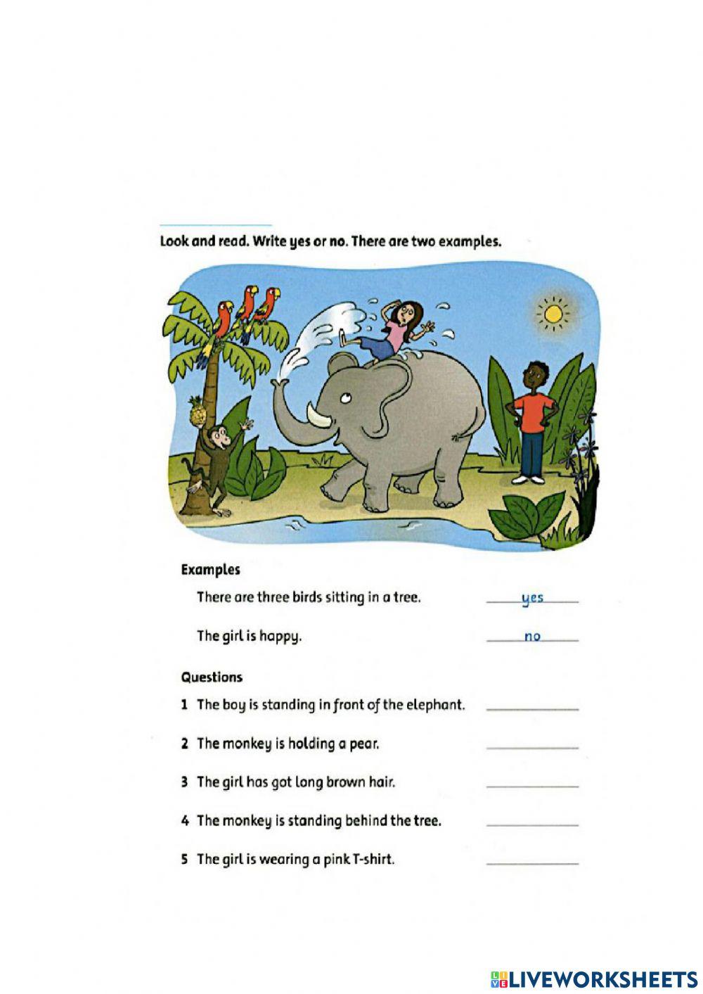 A online exercise for a | Live Worksheets