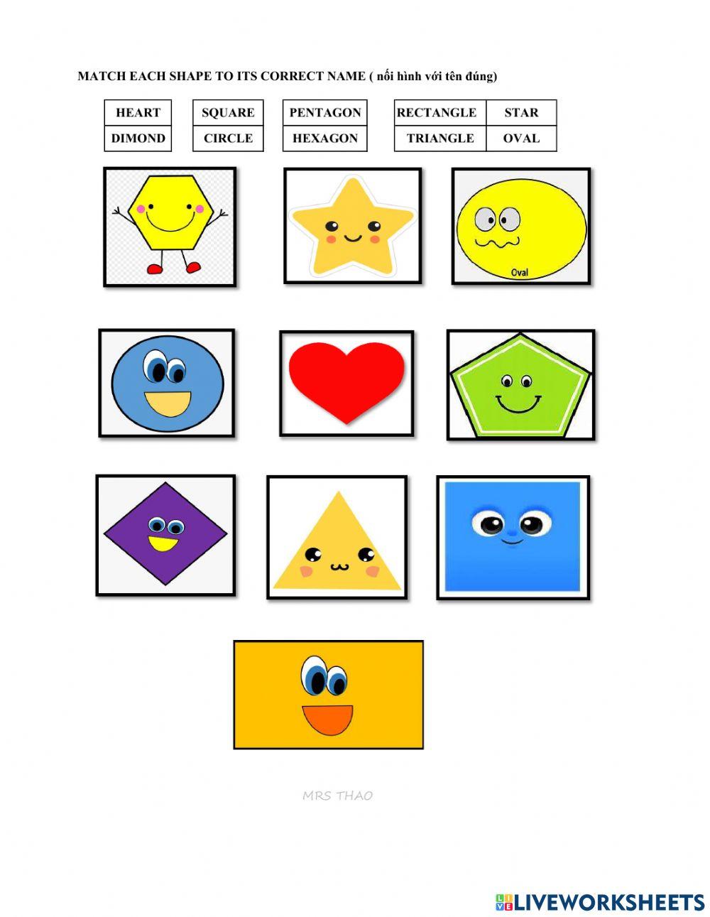 7079933 | Shapes | Mrsthao | LiveWorksheets