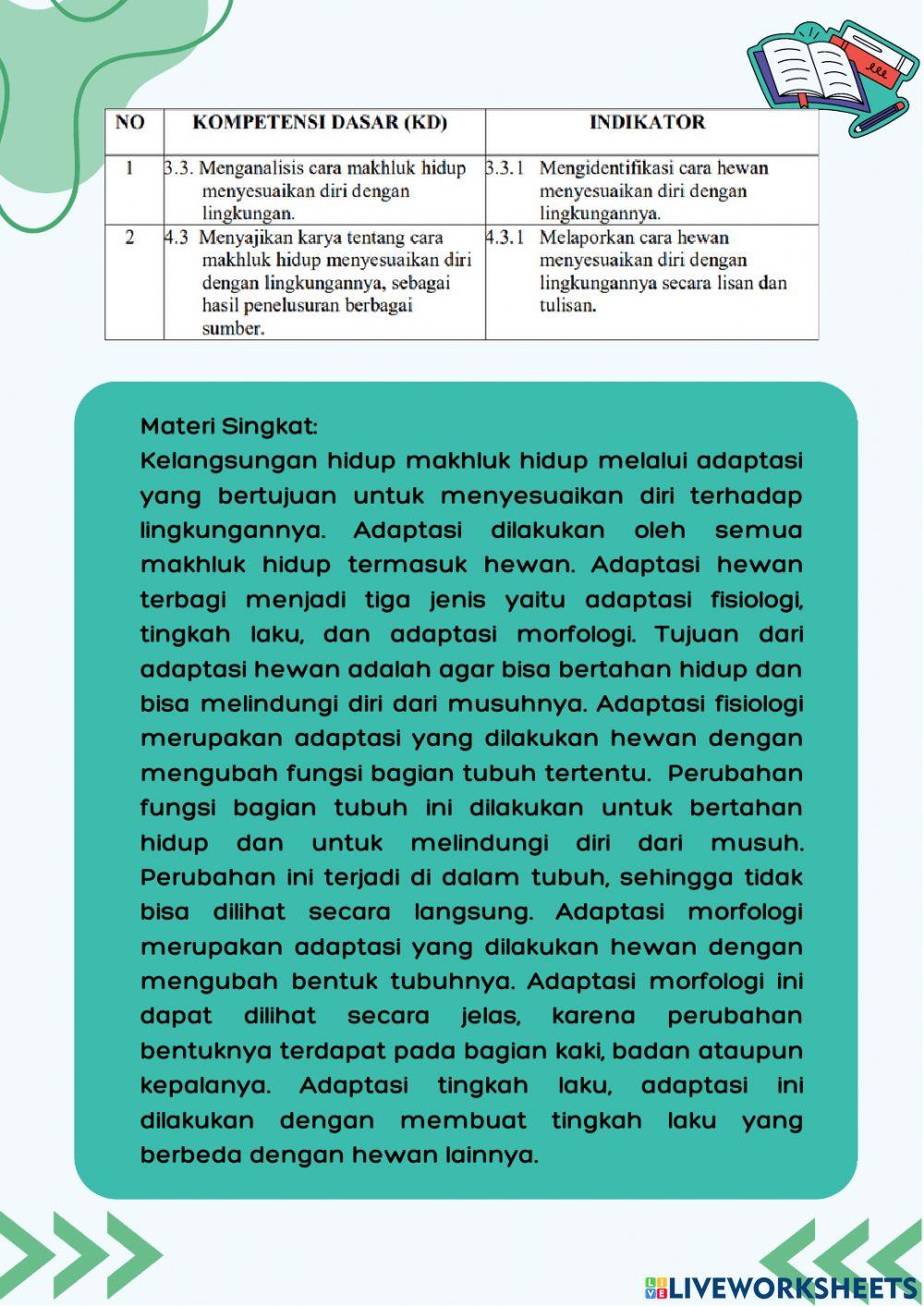 E-klpd worksheet | Live Worksheets